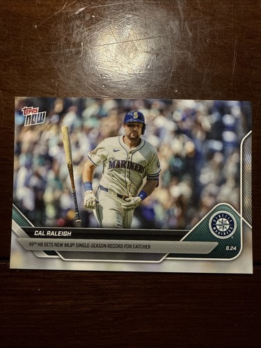 2025 Topps NOW #604 Cal Raleigh 49th HR sets MLB Single Season Record ...