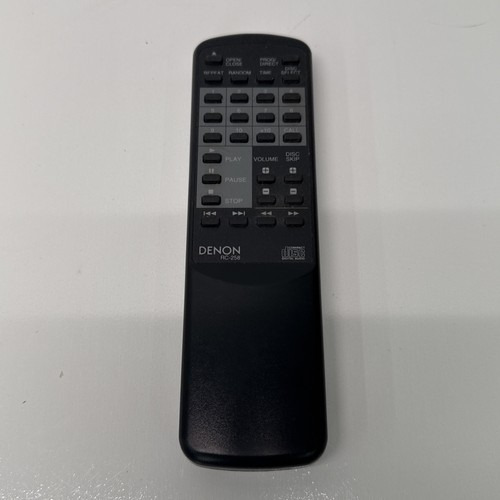 DENON Remote Control RC-258 Compact Disc Player OEM Replacement Tested ...