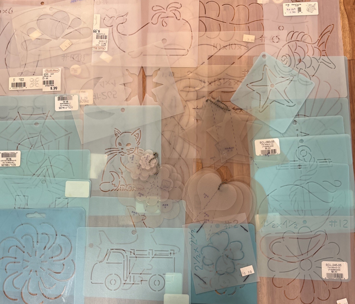 Huge 70 pieces Lot of Quilting Stencils Templates | eBay