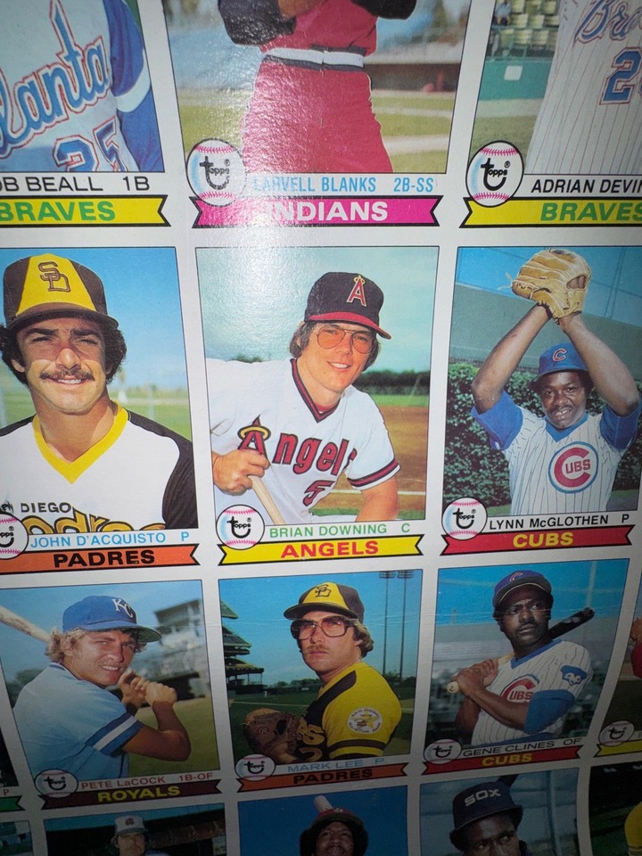 CARDS UNCUT SHEET MLB 1979 Topps Full Un Cut | eBay