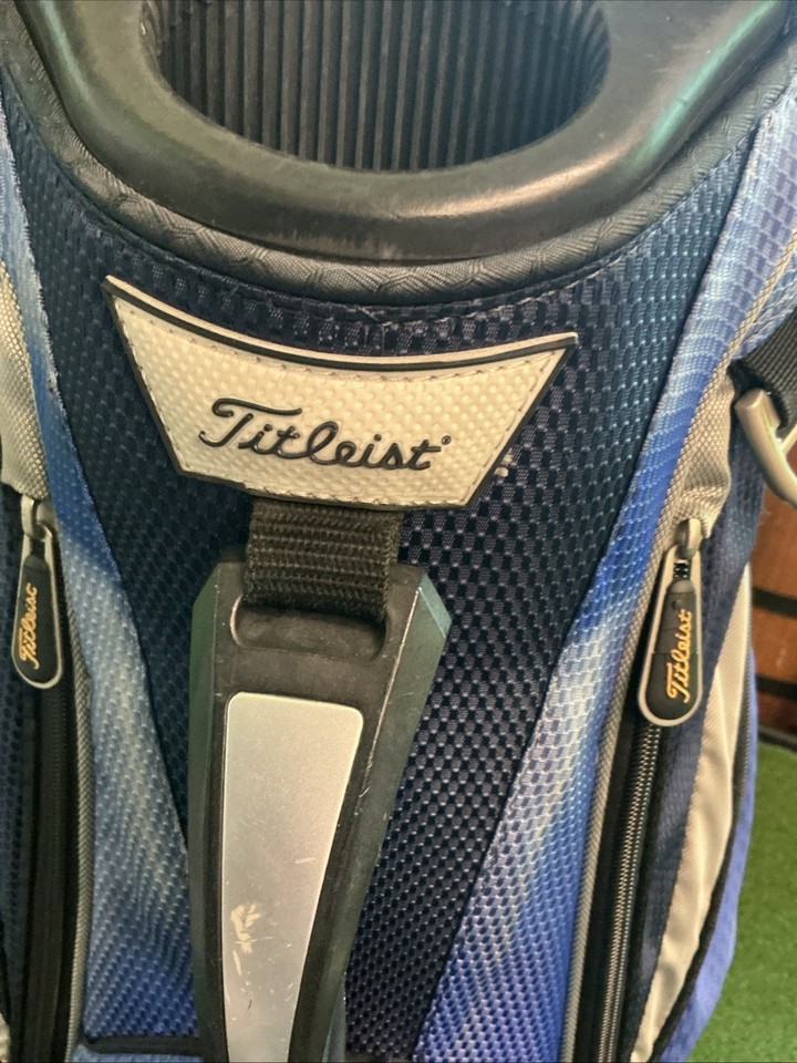 Titleist Golf cart Bag 15-Way Dividers With Patch On Bag | eBay