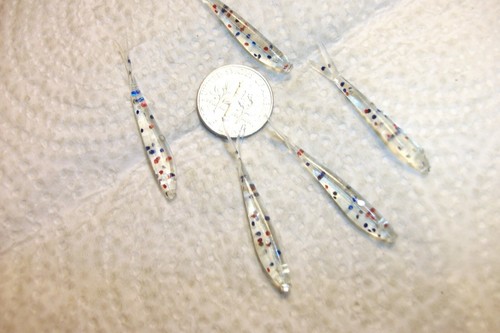 100-1 1/2"-CRAPPIE-PANFISH-SOFT MINNOW GRUBS-JIGS-LURES-BAITS-split ...
