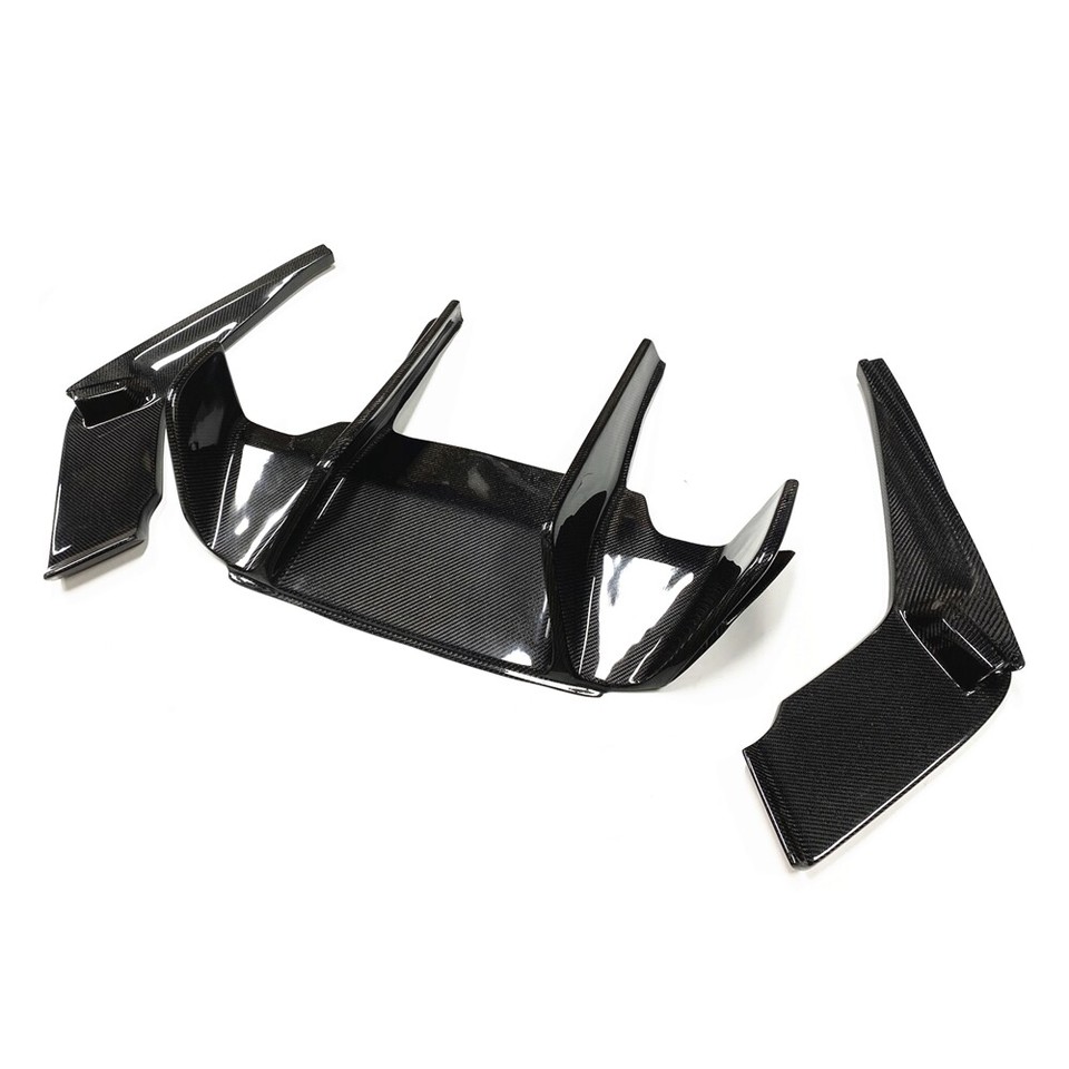 Carbon Fiber Rear Bumper Diffuser Cover Lip For BMW F06 F12 F13 M6 2010 ...