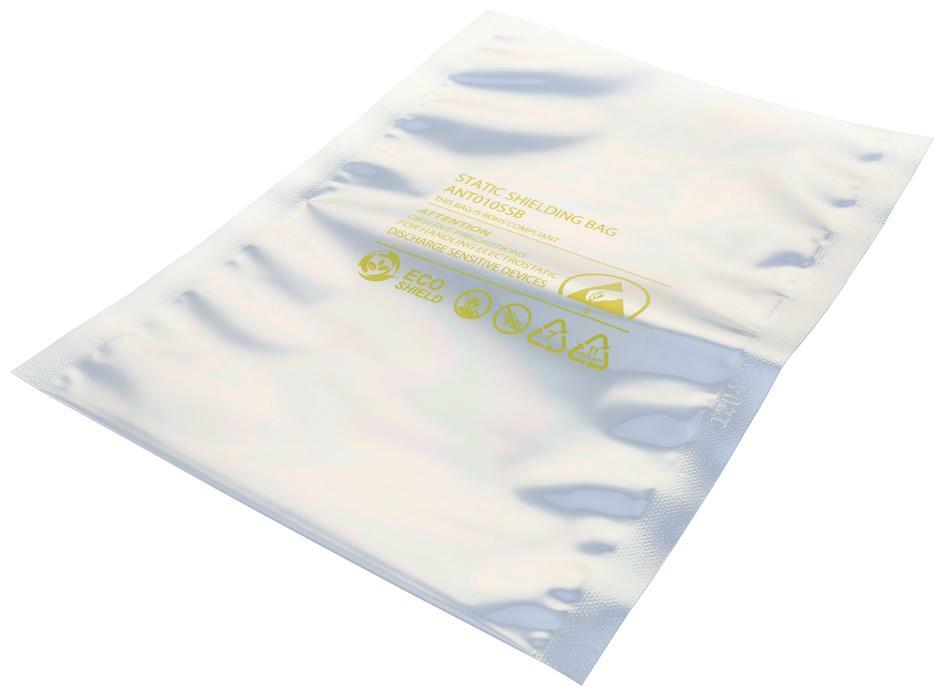 SHIELDED ANTI-STATIC HEAT SEAL ESD-SAFE BAG, 8"X10" PACK OF 100 - 010 ...