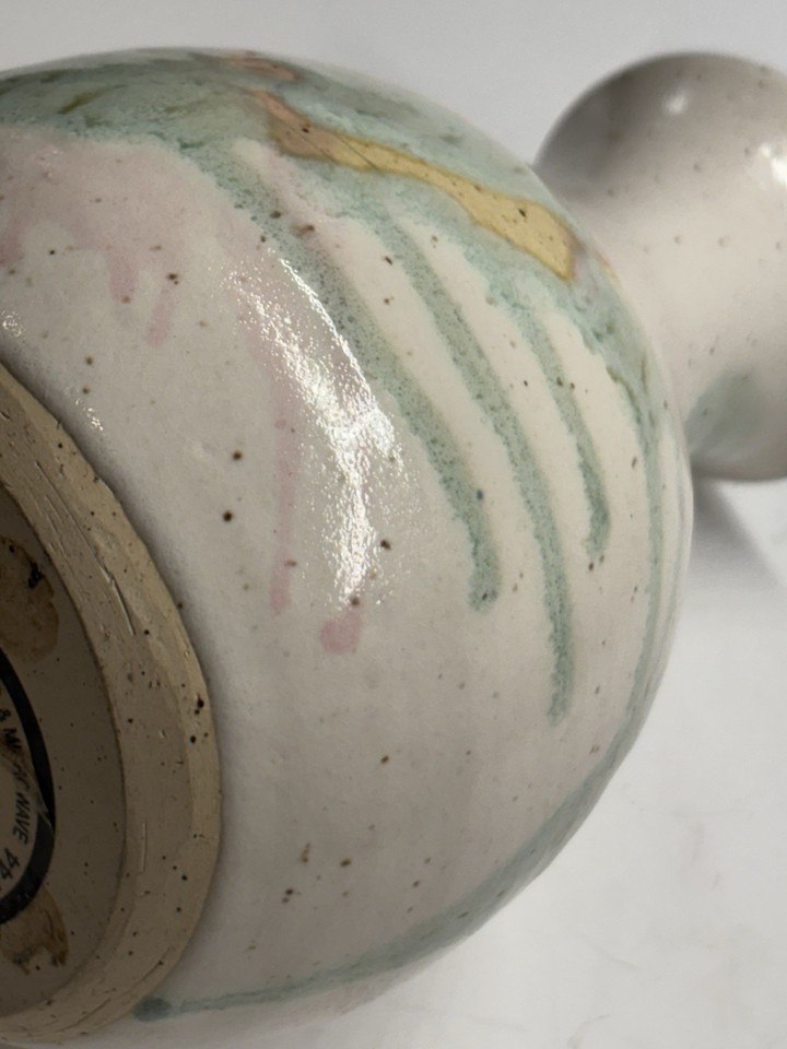 Studio Rare Earth Pottery Handmade Drip Glazed 7’’ Pot Vase Stuart ...