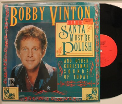 Bobby Vinton Lp Santa Must Be Polish On Tapestry - Nm / Vg++ (In Shrink ...