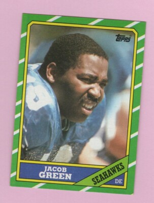 1986 Topps Jacob Green #206 Seattle Seahawks | eBay