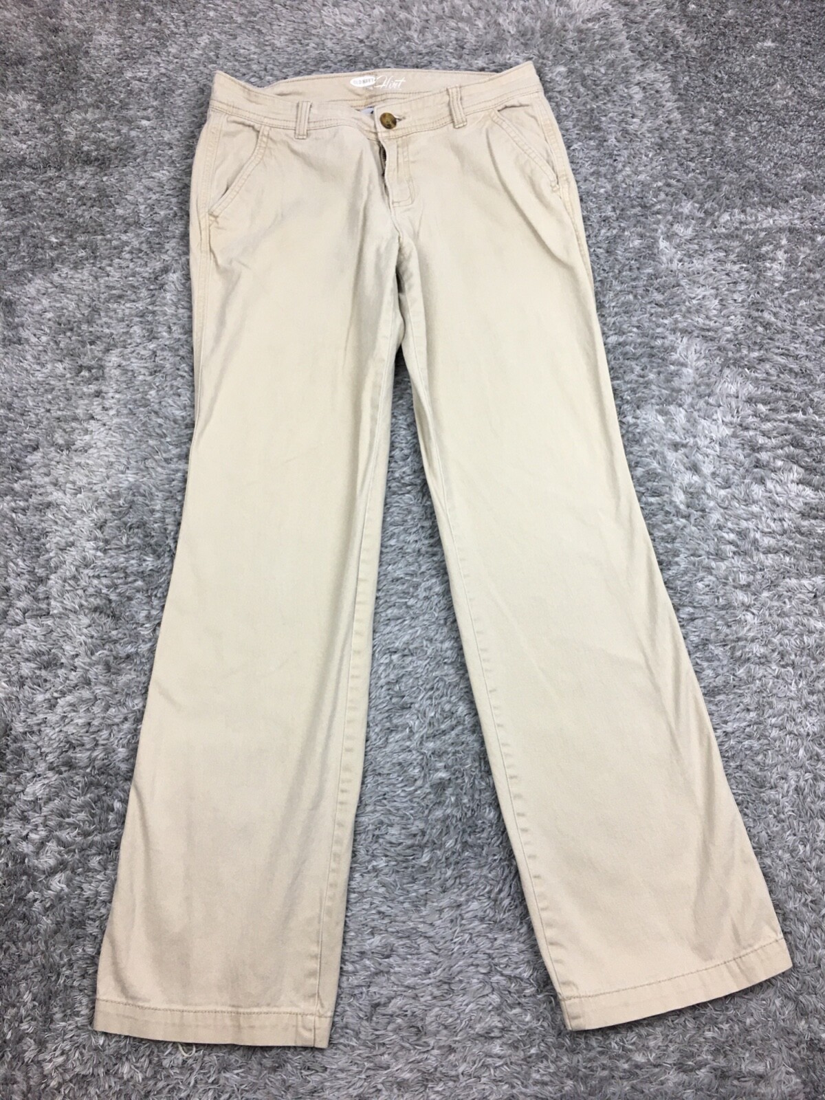 Old Navy The Flirt Bootcut Khaki Pants Womens Size 4 Beige Cotton | eBay