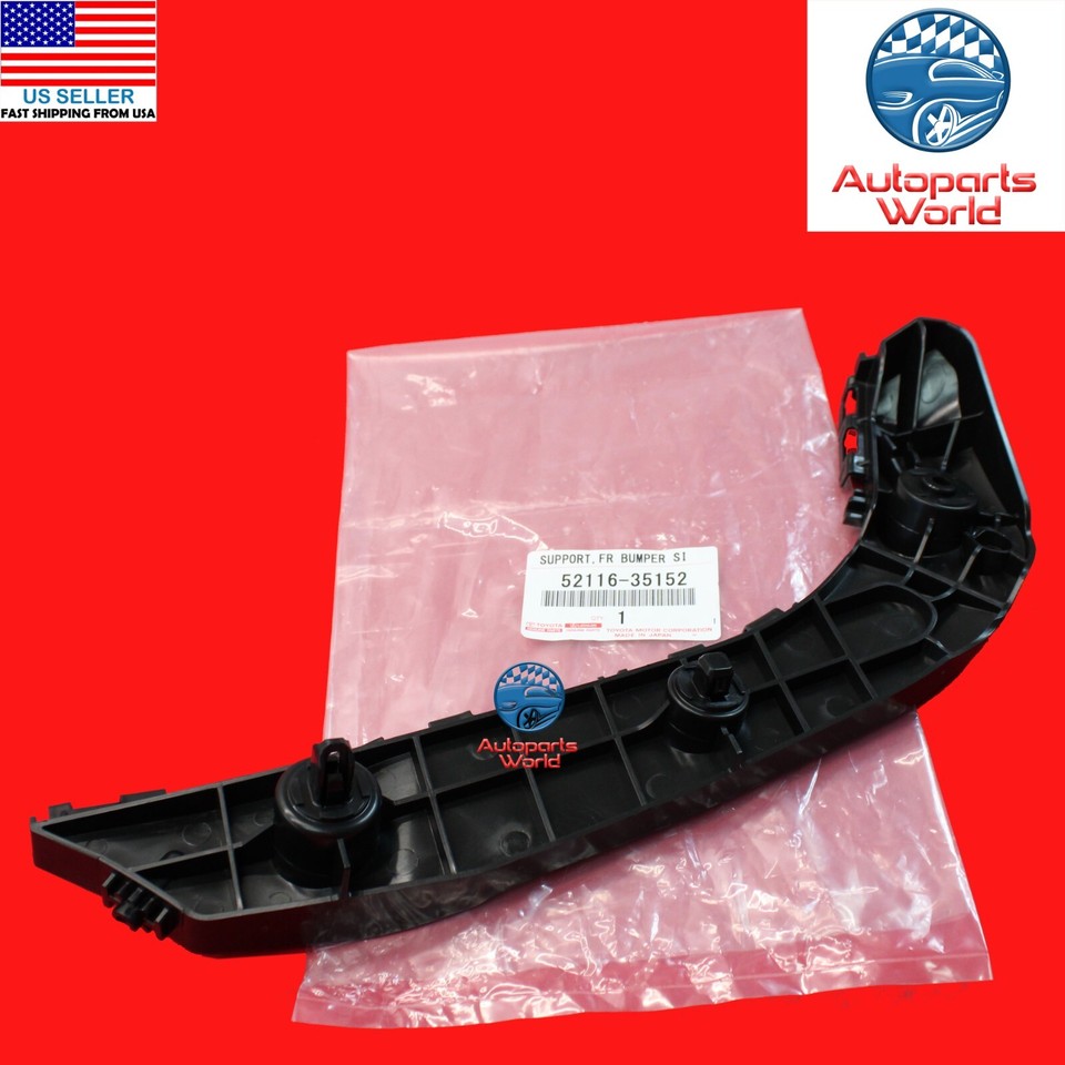 GENUINE TOYOTA 14-23 4RUNNER LEFT DRIVER FRONT BUMPER SIDE SUPPORT ...
