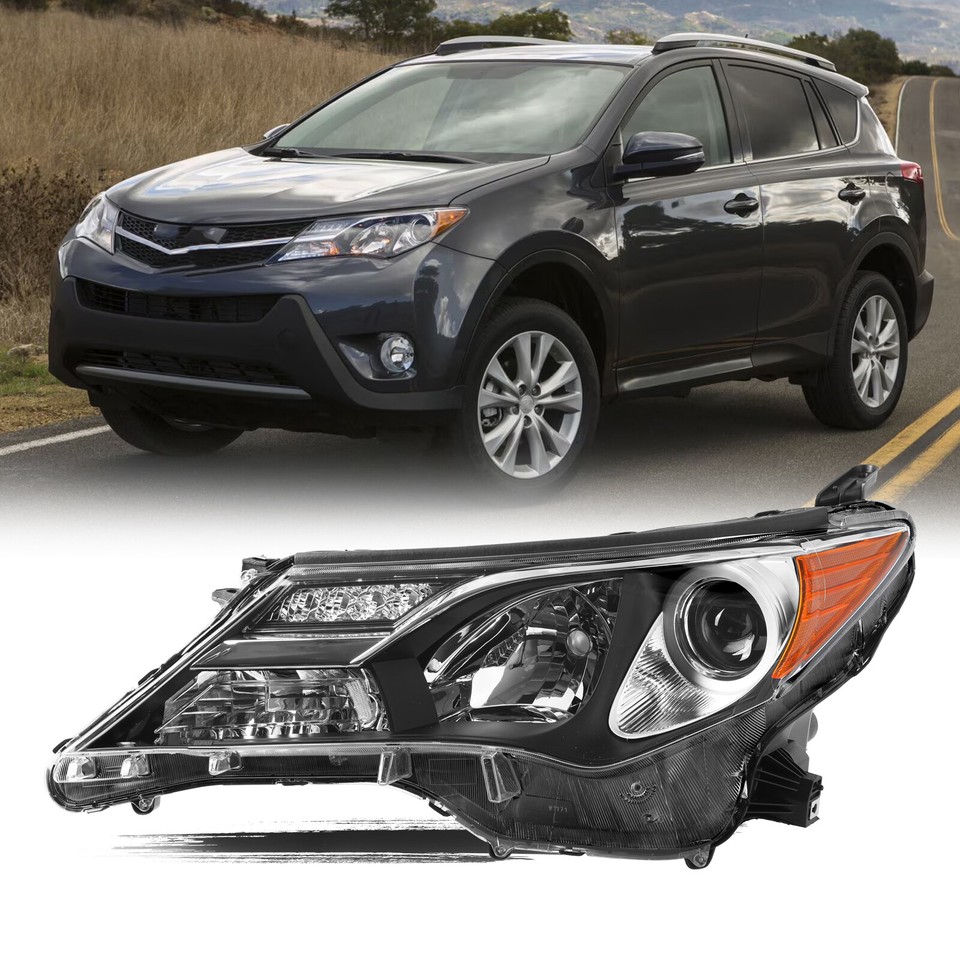 For 2013 2014 2015 Toyota RAV4 RAV-4 Headlights Assembly Set | eBay