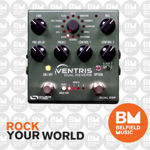 Source Audio One Series Ventris Dual Reverb Effects Pedall - Brand New ...