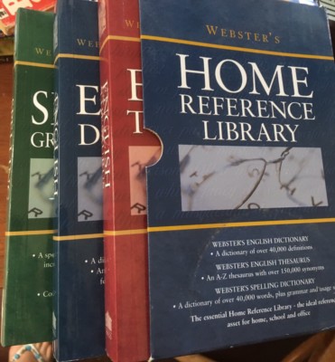 Webster's Home Reference Library - 3 Volume Boxed Set By Webster | eBay ...