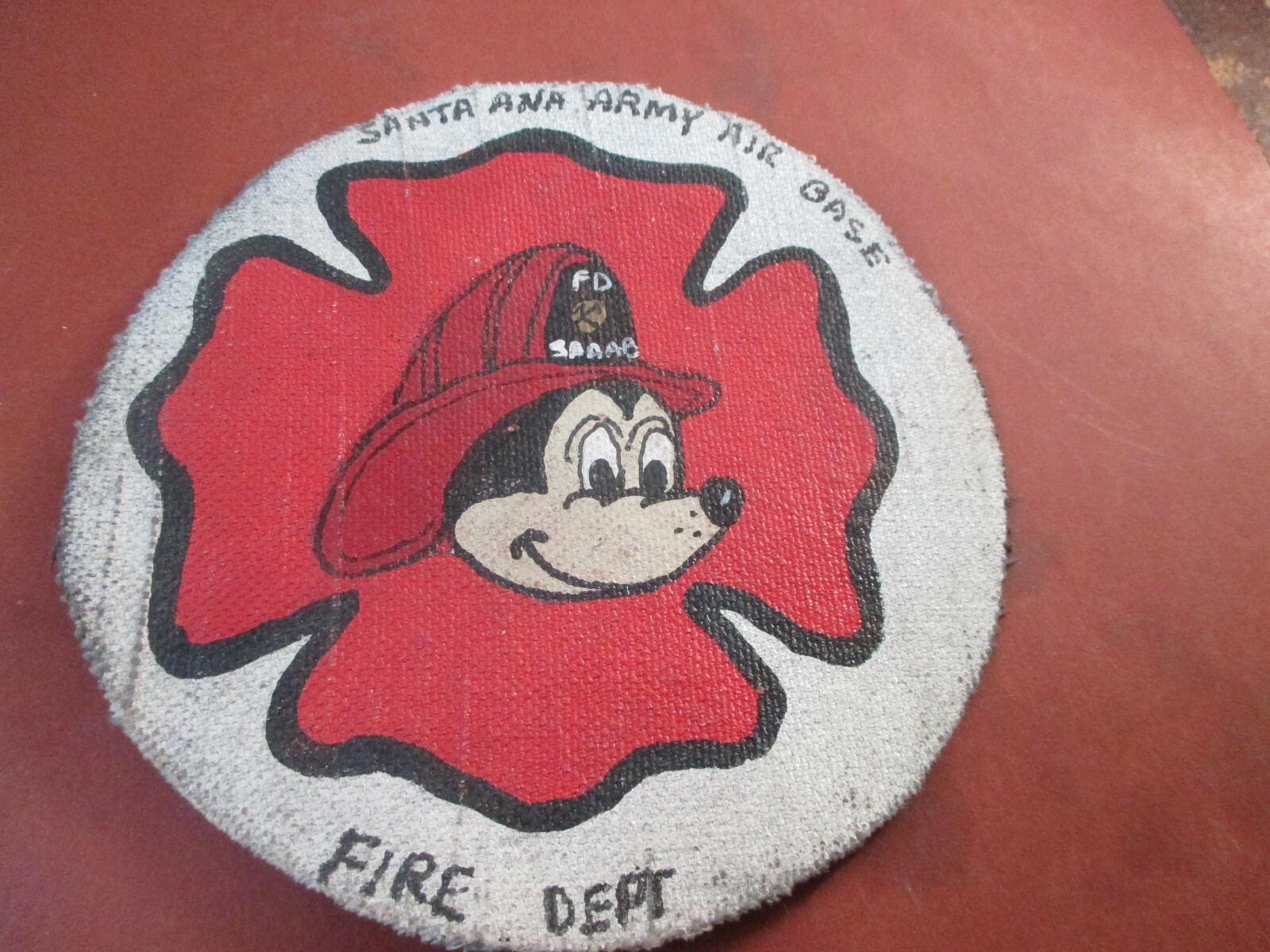 WWII USAAF DISNEY MICKEY SANTA ANA AAF BASE FIRE DEPT PATCH | eBay