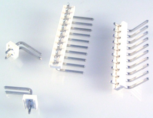 PCB SIL Pin Header 0.156in Pitch R/Angle Range 2 to 15 Way 10 Pieces ...