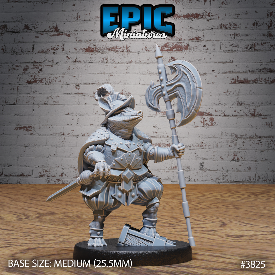Armadillo Conquistador 3D Print D&D Miniatures Epic Miniatures | eBay UK