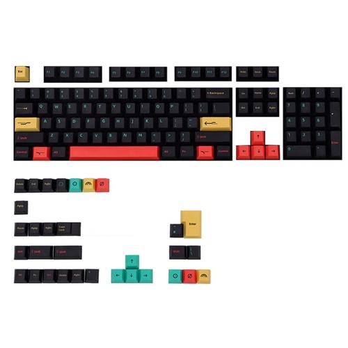 136 Keys Mechanical Keyboard Metropolis Theme Cherry Profile DYE-Sub ...
