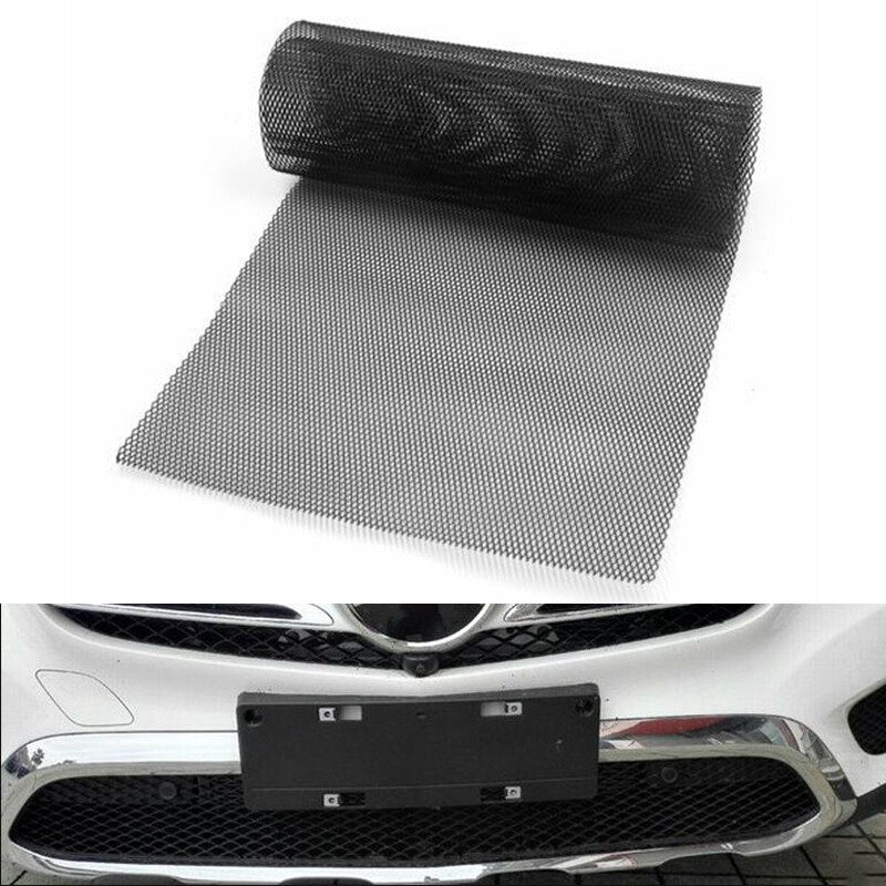 1×Front Grille Mesh Car SUV Bumper Rhombic Sheet Metal Alloy Net ...