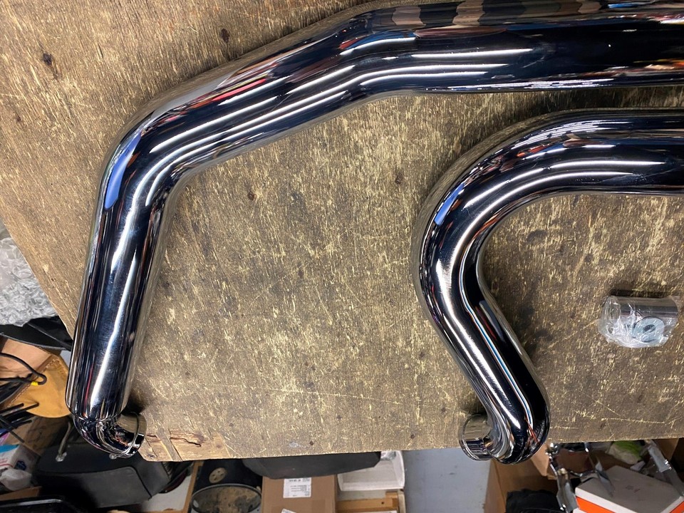 Samson 2 1/4" Harley Softail Heritage Fatboy Custom Exhaust Pipes 86-99 ...