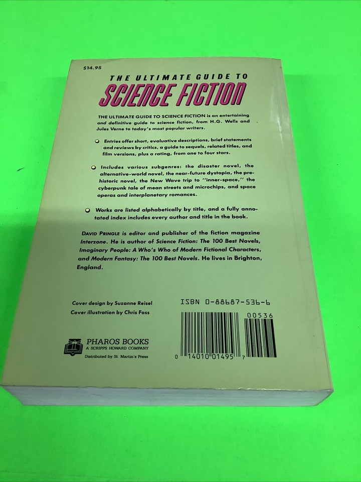 The Ultimate Guide to science Fiction: David Pringle. Hardback. Very ...