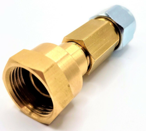 W20 M20 20 swivel Female to 8mm flexi pipe rv motorhome caravan ...