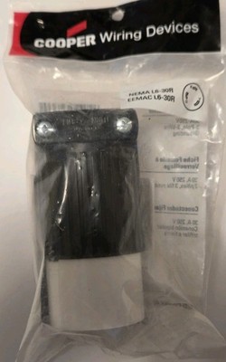 1- New Cooper L6-30 30A 250V 2P 3W Recepticle Cord End (E-151E) | eBay