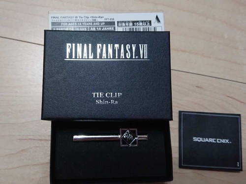 Final Fantasy 7 Shinra Company Necktie pins Tie pins FF VII SV925 Japan ...
