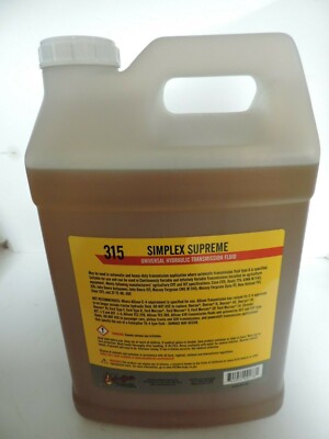 Schaeffer's Oil Simplex Supreme Universal Hydraulic Fluid (2.5 gal ...