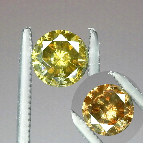 RARE 1.1ct Untreated Color Change Chameleon Diamond Natural Earth Mined ...
