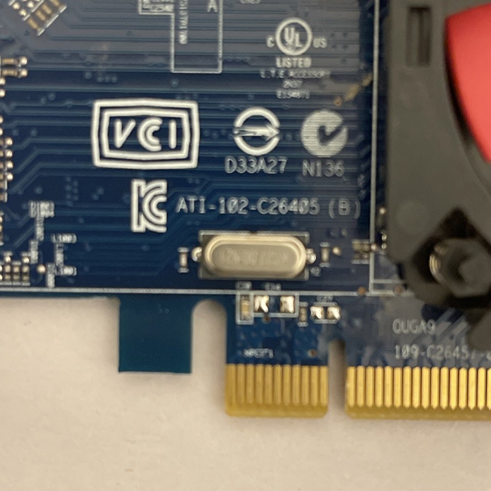 LOT OF 2 AMD Radeon HD 6450 1GB Video Card C264 DVI+DP Desktop ATI-102 ...