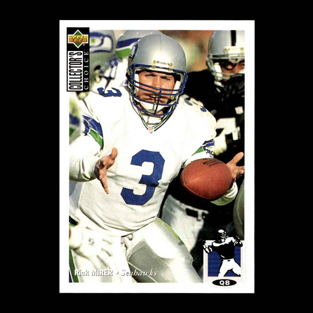Rick Mirer 1994 Collector's Choice Seattle Seahawks #162 R327A 35 | eBay