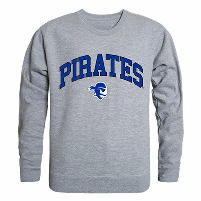 SHU Seton Hall University Campus Sweatshirt Sweater Heather Grey | eBay