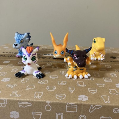 Digimon Finger puppet Gomamon Greymon Agumon Patamon Lulumon Retro Lot ...