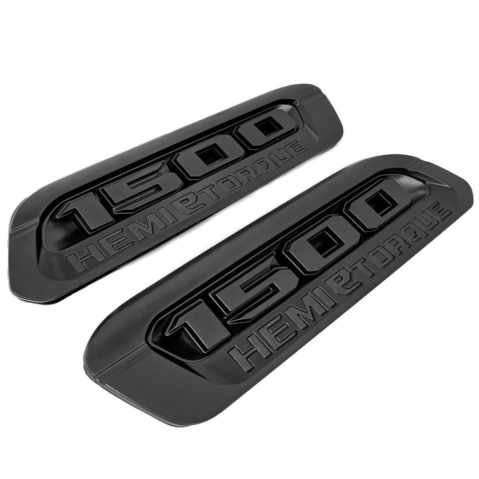 2x OEM OEM 1500 Etorque Exterior Badges Emblem for RAM 1500 RAM1500 ...
