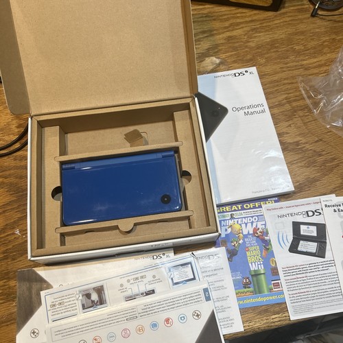 Nintendo DSi XL Midnight Blue System W/Box/Manuals Tested and Working ...