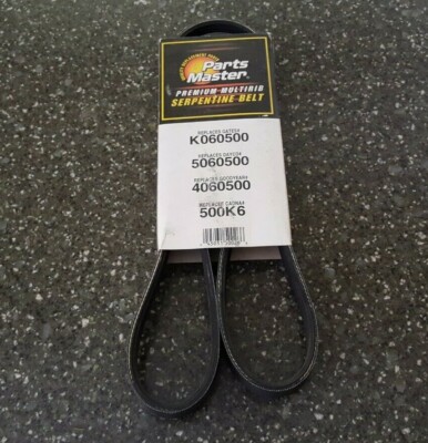 Parts Master K060500 Serpentine Belt 4060500 500K6 5060500 | eBay