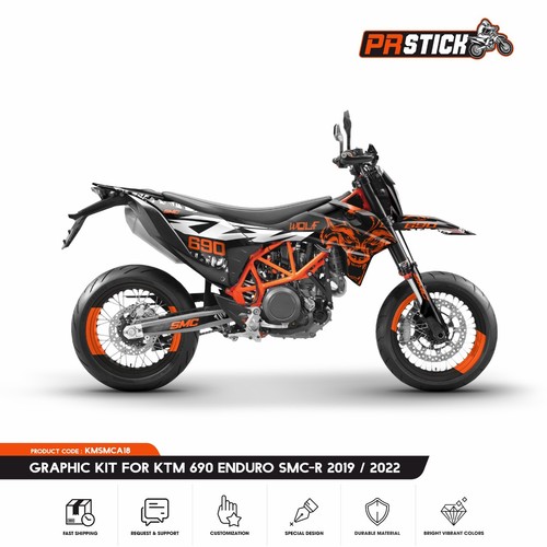 PRSTICK Graphic kit for KTM 690 SMC-R 2019 / 2022 Sticker kit | eBay