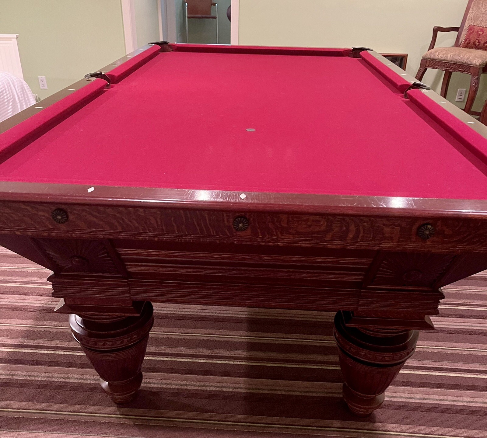 Antique Brunswick Union League 9 foot pool table From 1890’s. | eBay