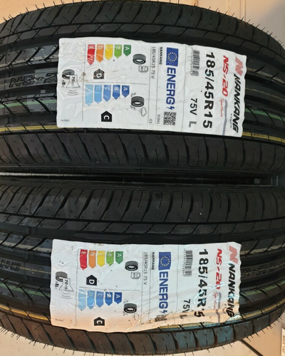 2X NEW CAR TYRES NANKANG NS-20 SPORT 185/45 R15 75V A1 185 45 15 ...