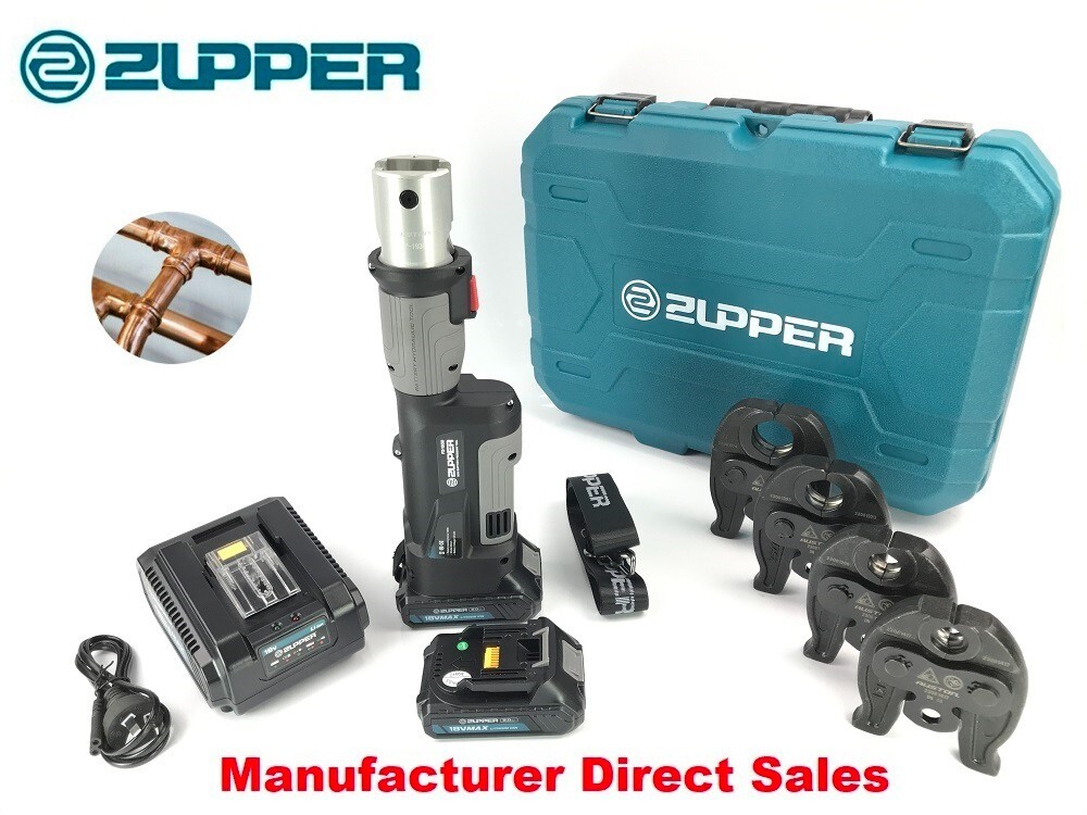 Zupper Plumbing Press Tool Kit For Copper, PZ-1930, Bpress Viega ...