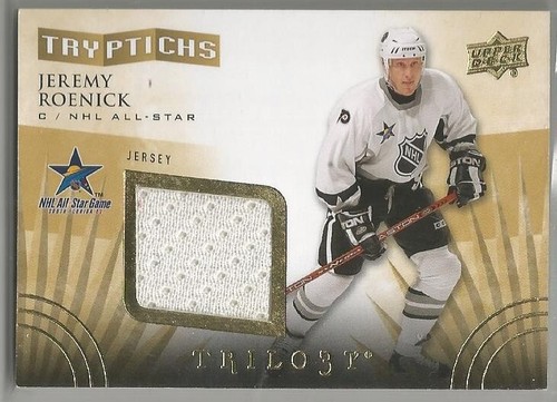 2014-15 UPPER DECK TRILOGY TRYPTICHS - JEREMY ROENICK ALL-STAR - #d 167 ...