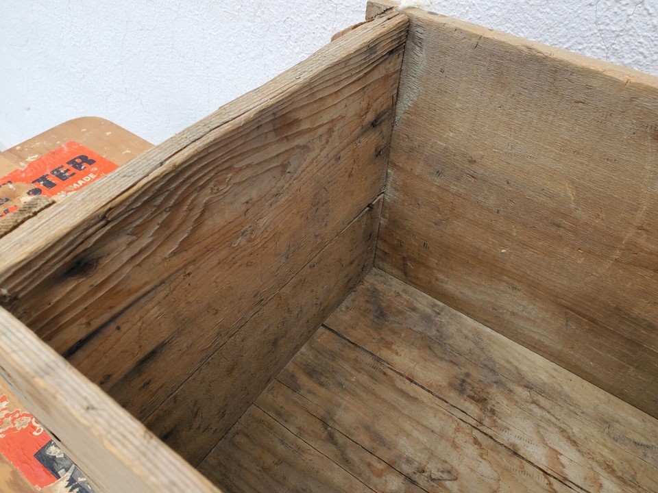 Vintage wood bolt crate Bethlehem Pacific steel L.A. San Fransisco ...
