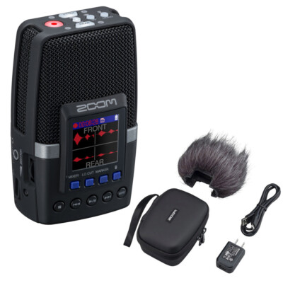 Zoom H2 essential Multi-Mic Handy Recorder ZH2E Bundle w/ APH-2e ...