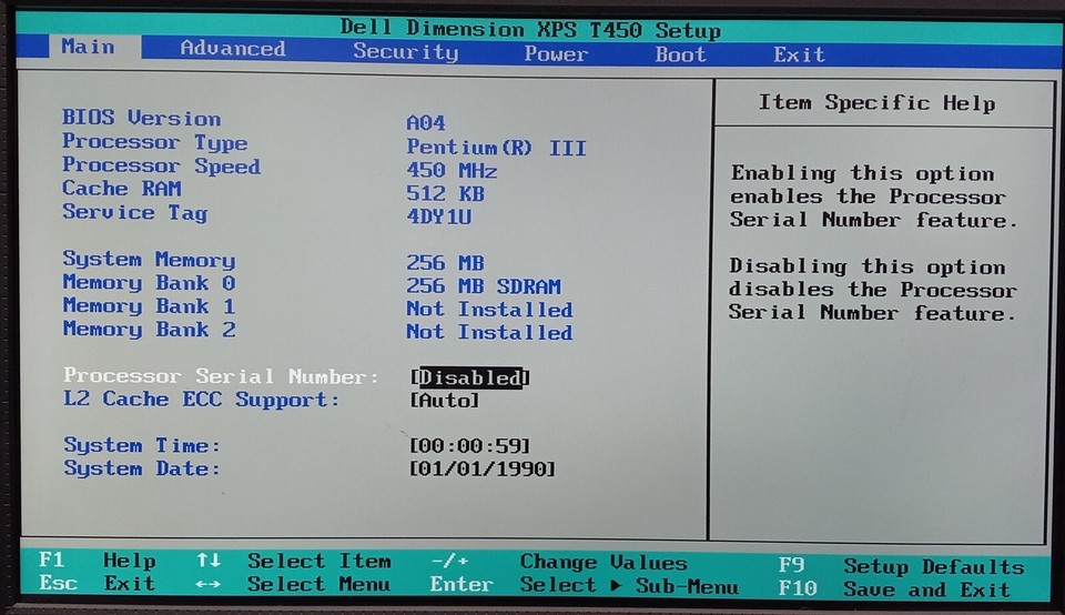 Dell Dimension XPS T450 Intel Pentium III 450MHz 256MB NO HDD/OS ...