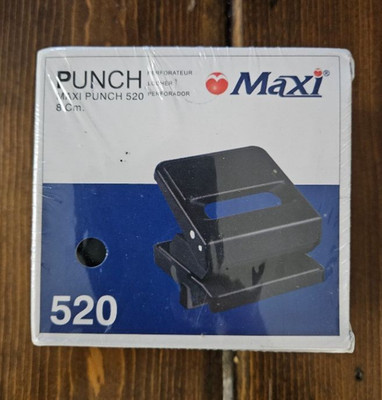 Maxi Punch 520 (8 Cm.) Heavy Duty 2 Hole Punch (NEW in Box Sealed) | eBay