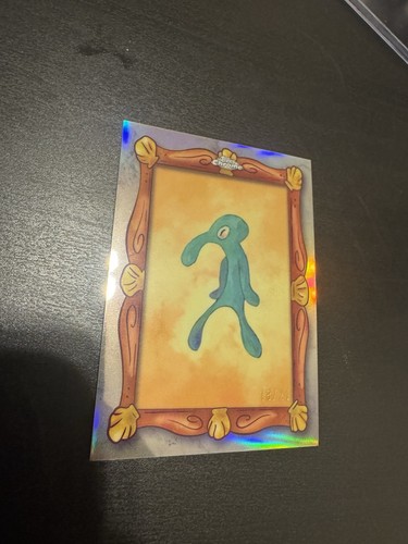 Bold And Brash Squidward Painting /25 SpongeBob SquarePants Topps Chrome 25 SSP | eBay