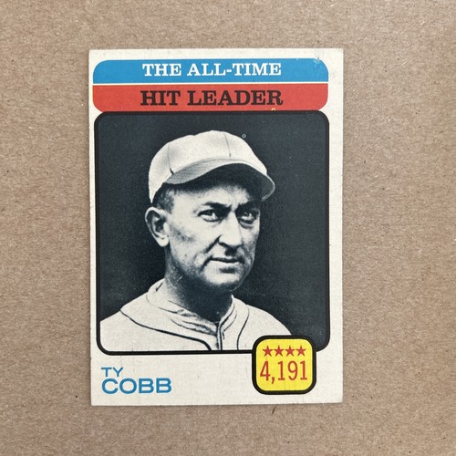 1973 Topps Baseball All Time Hit Leader Ty Cobb Card #471 | eBay