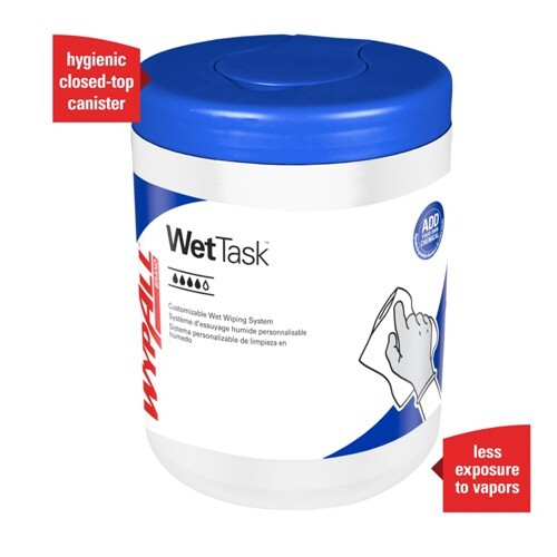 Kimtech 77320 Wipers WetTask System 12 x 12 1/2 White, 35 sheet/roll ...