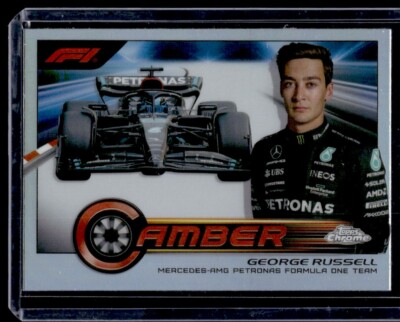 2023 Topps Chrome Formula 1 Camber George Russell Mercedes-AMG Petronas ...