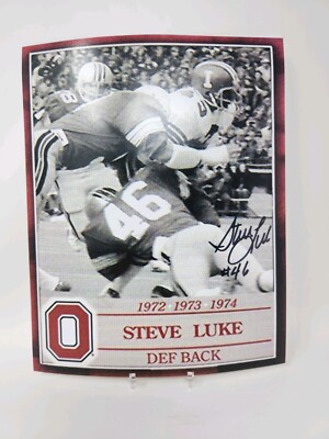Ohio State Buckeyes Steve Luke Signed 8x10 Photo COA BUF | eBay