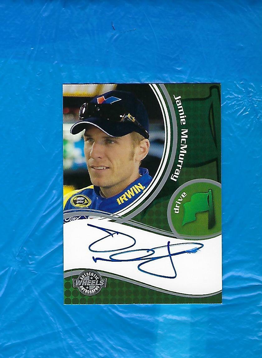 JAMIE McMURRAY AUTOGRAPH 2010 WHEELS AUTOGRAPHS SHARP LOOKING ON CARD ...